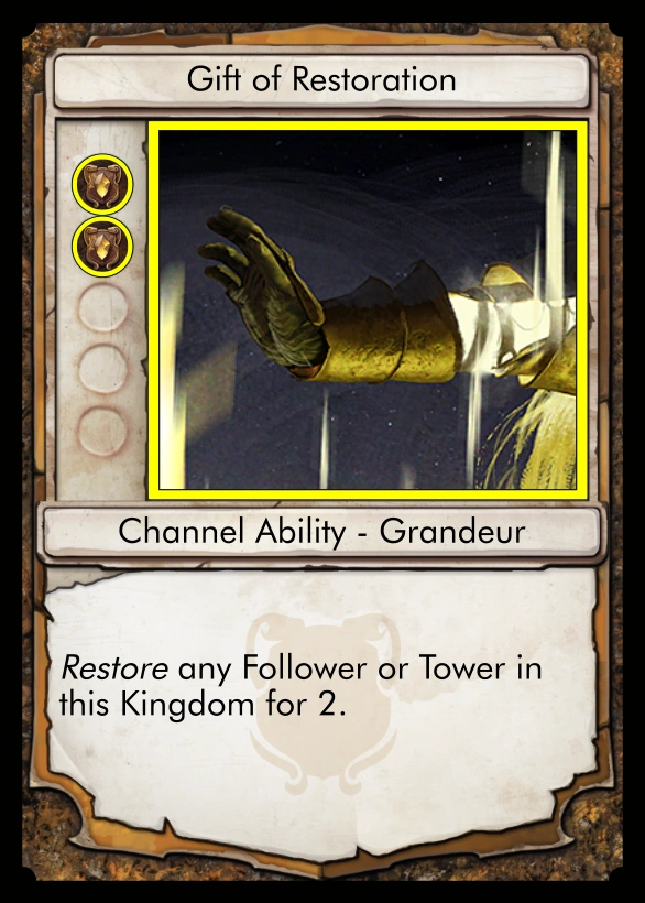 Gift of Restoration | Forsaken Card Game Wiki | Fandom
