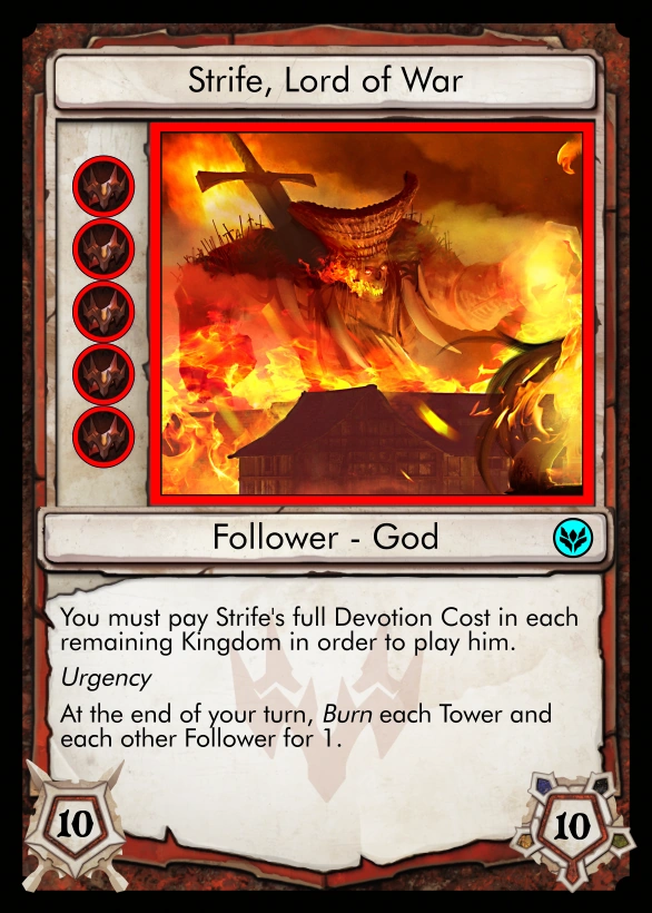 Strife, Lord of War | Forsaken Card Game Wiki | Fandom