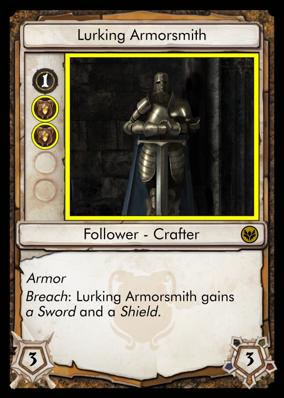 Lurking Armorsmith | Forsaken Card Game Wiki | Fandom