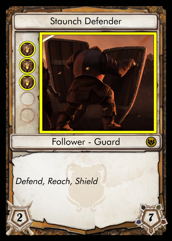 Staunch Defender | Forsaken Card Game Wiki | Fandom