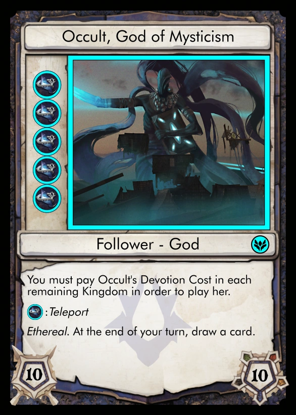 Occult, God of Mysticism | Forsaken Card Game Wiki | Fandom