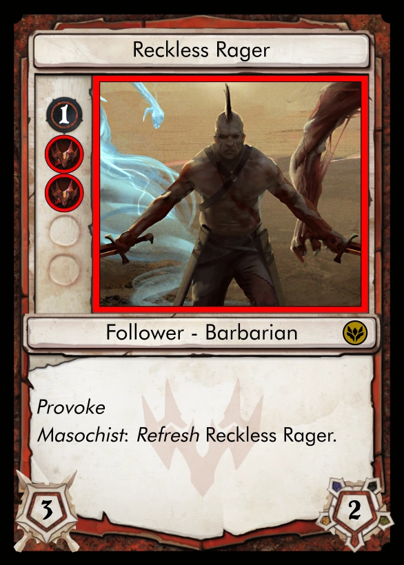 Reckless Rager | Forsaken Card Game Wiki | Fandom