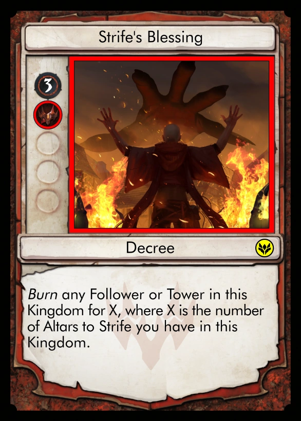 Strife's Blessing | Forsaken Card Game Wiki | Fandom