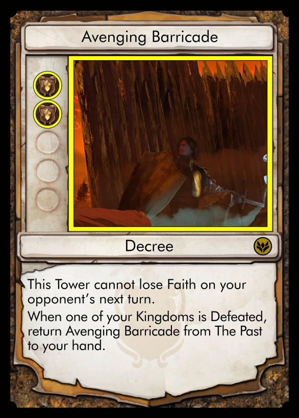 Avenging Barricade | Forsaken Card Game Wiki | Fandom