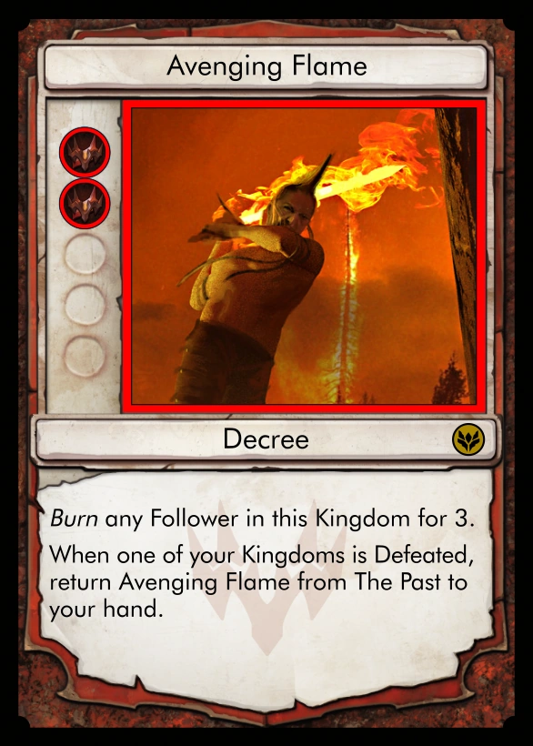 Avenging Flame | Forsaken Card Game Wiki | Fandom