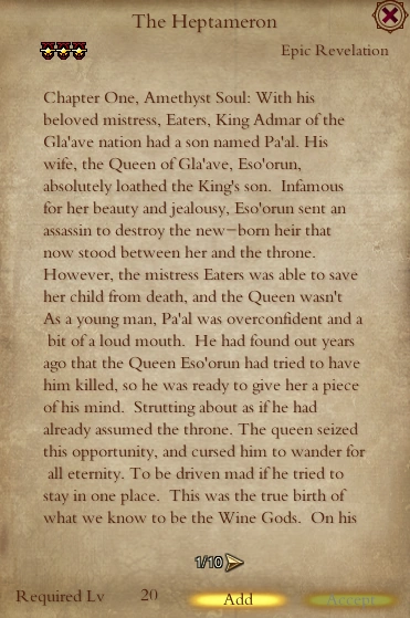 The Heptameron 1 - Books | Forsaken World Wiki | Fandom