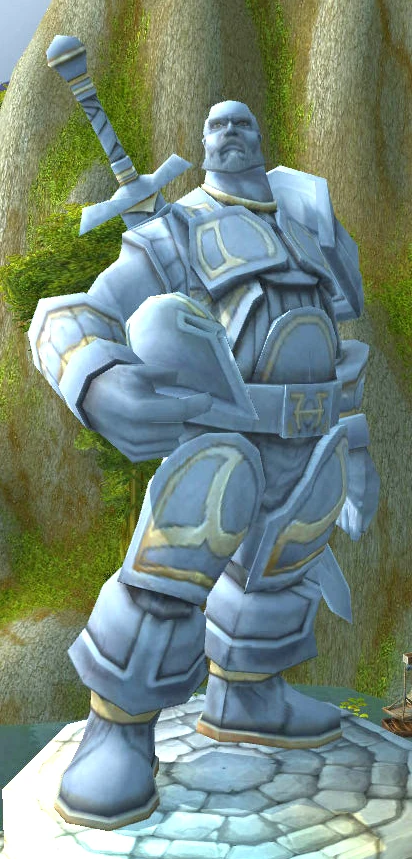 Statue von Danath Trollbann | Forscherliga-Wiki | Fandom