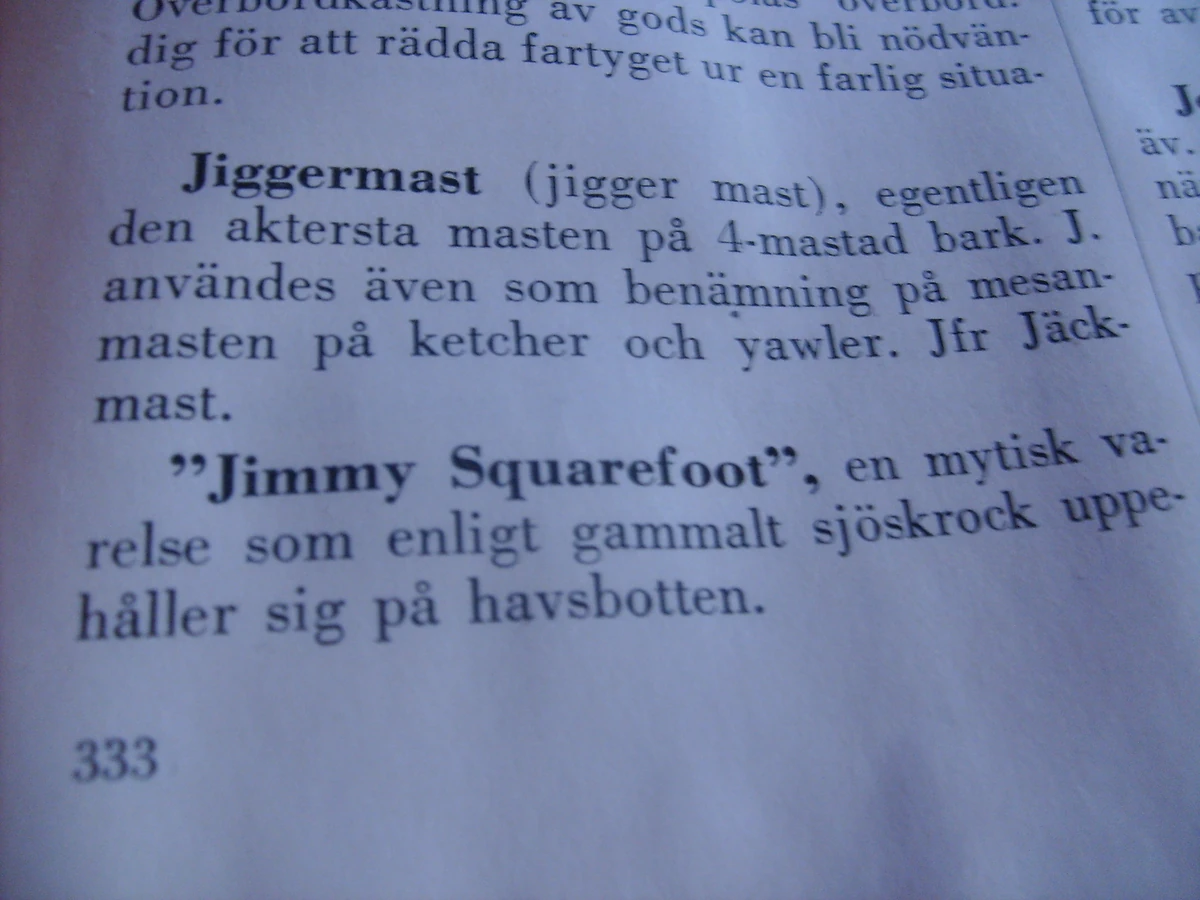 Jimmy Squarefoot | Försöket Wiki | Fandom
