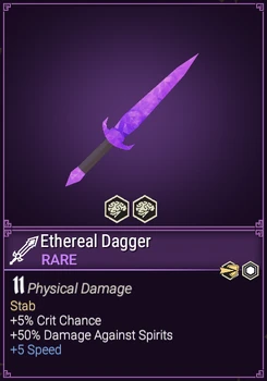 Ethereal Dagger - Official For The King Wiki