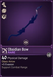 Obsidian Bow - Official For The King Wiki