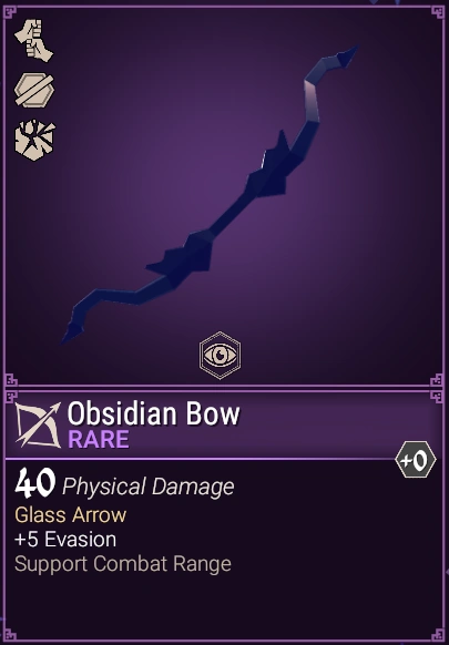 Obsidian Bow - Official For The King Wiki