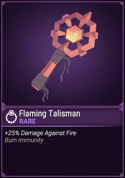 Flaming Talisman - Official For The King Wiki
