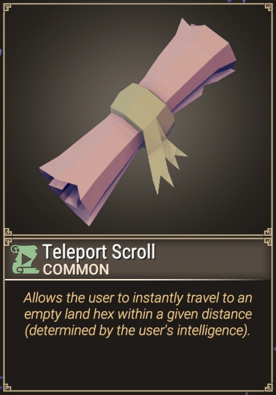 Teleport Scroll - Official For The King Wiki