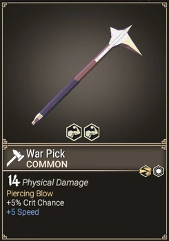 War Pick - Official For The King Wiki