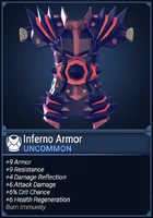 Inferno Armor - Official For The King Wiki
