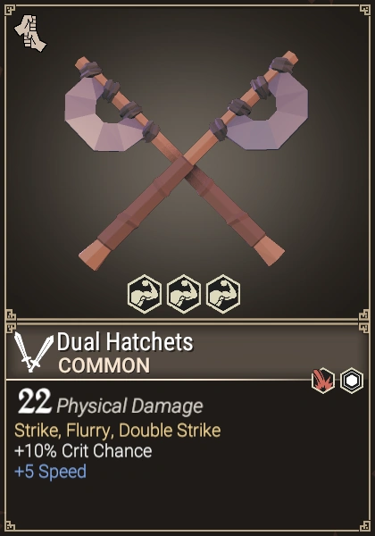 Dual Hatchets - Official For The King Wiki