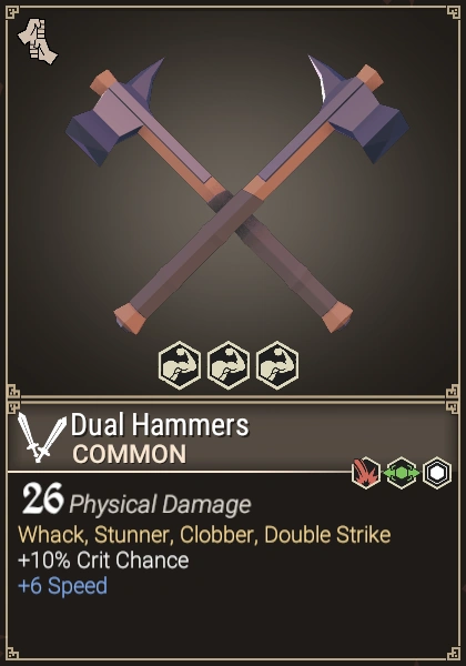 Dual Hammers - Official For The King Wiki