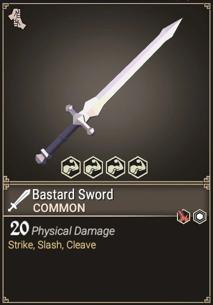 Bastard Sword Dnd Stats
