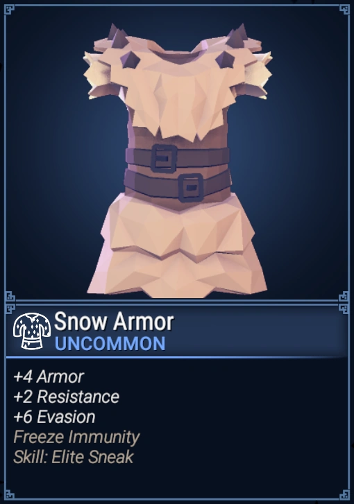 Snow Armor - Official For The King Wiki