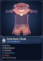 Adventure Cloak - Official For The King Wiki