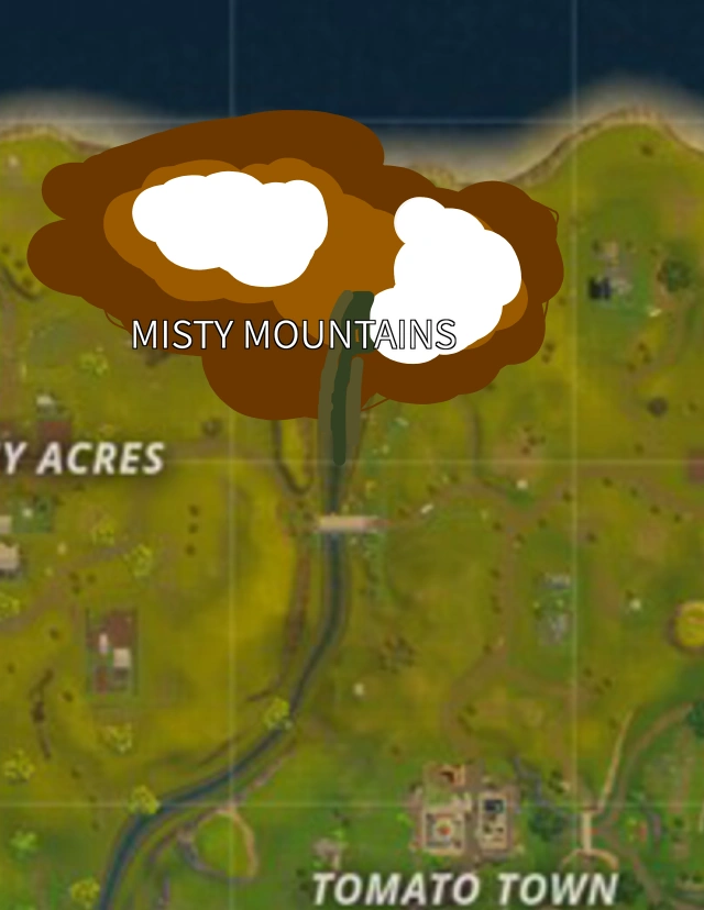 Misty Mountains Map