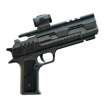 how to draw a hand cannon from fortnite