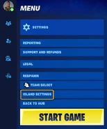 Creative Island Settings | Fortnite Wiki | Fandom