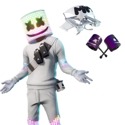 how to draw marshmellow skin fortnite