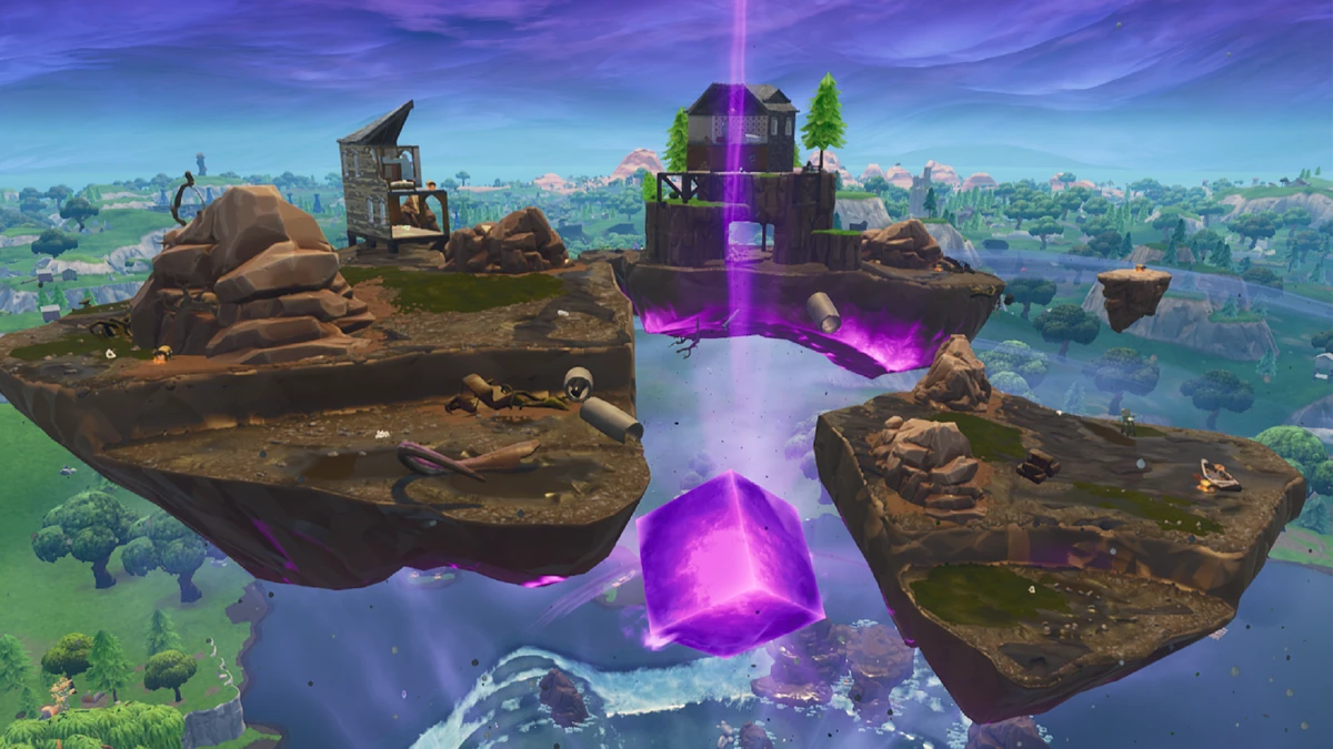 how to draw fortnite floating island