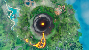 how to draw fortnite volcano