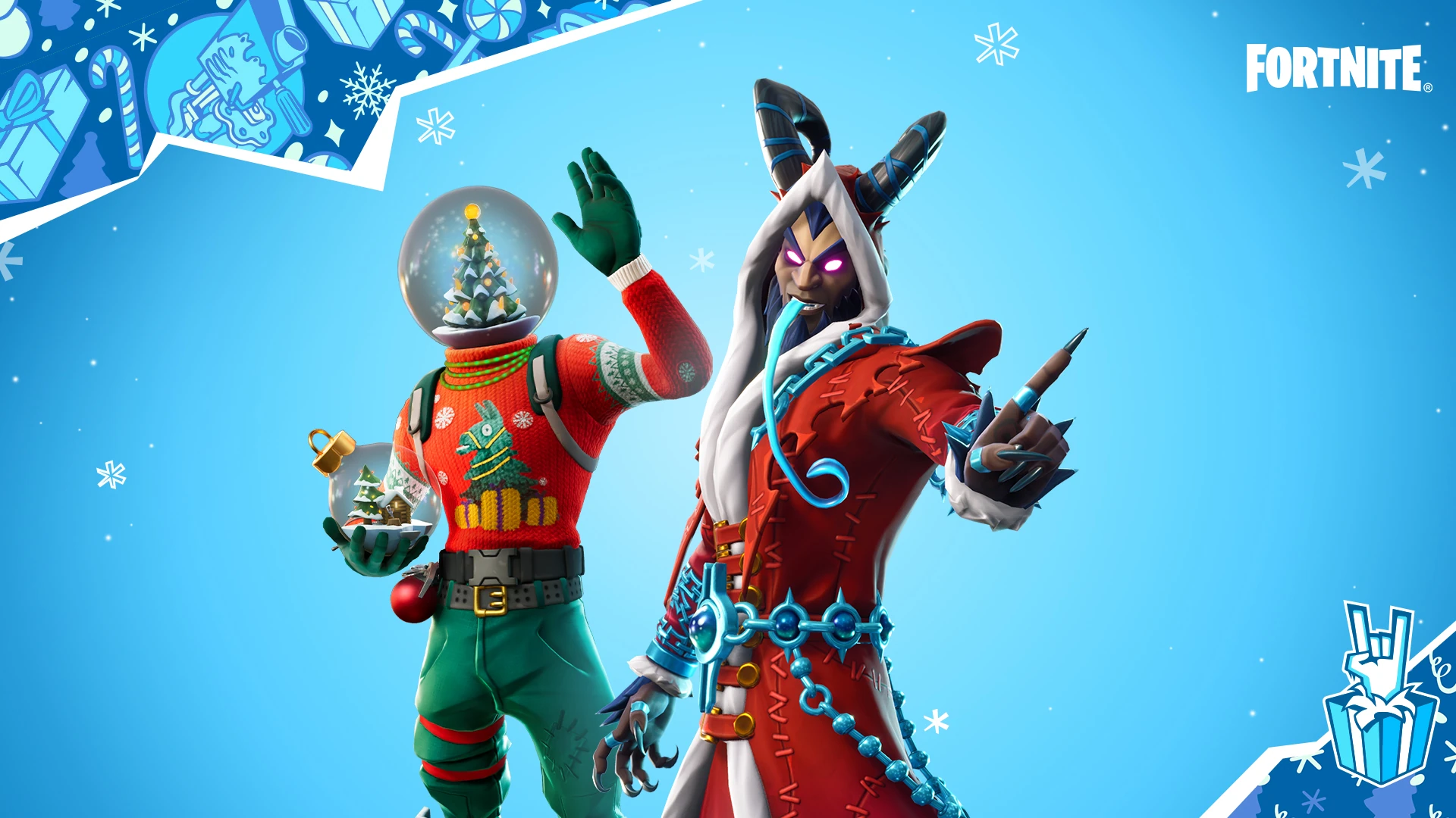 how to draw krampus fortnite
