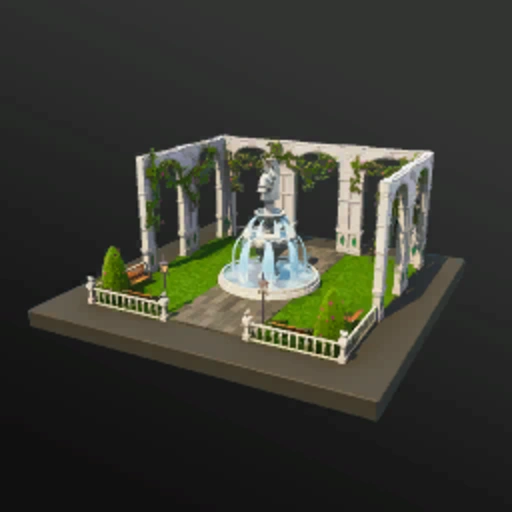 Princess Castle Garden Fountain | Fortnite Wiki | Fandom