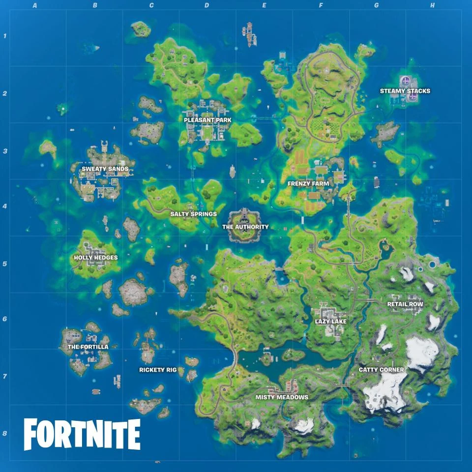 Locaties (Battle Royale) | Fortnite wiki | Fandom