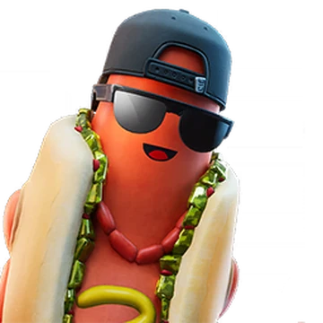 fortnite hot dog coloring page
