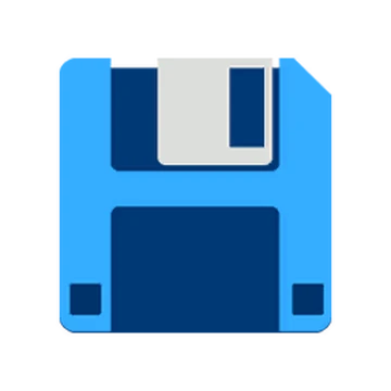 Save Icon Png Blue