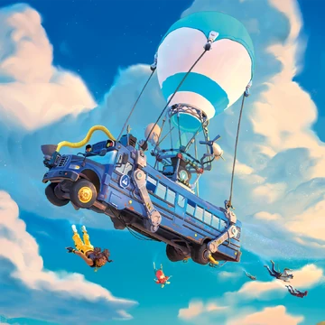 how to draw the fortnite battle bus