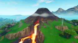 how to draw fortnite volcano