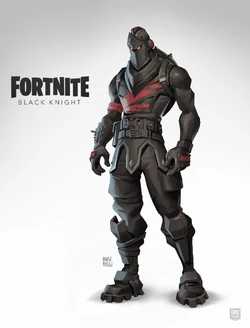 how to draw dark knight from fortnite