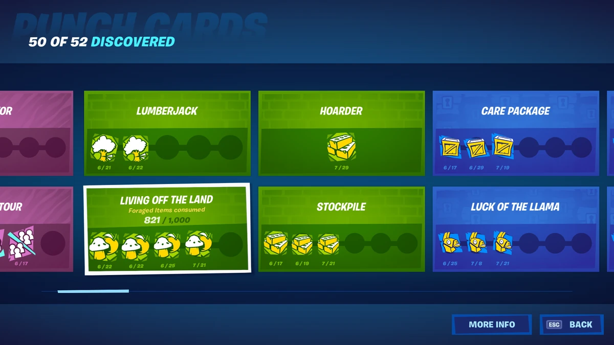 Punch Cards - Fortnite Wiki