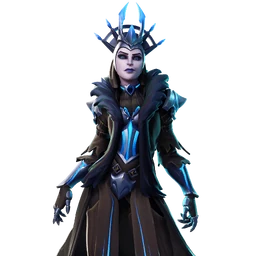 how to draw ice queen fortnite