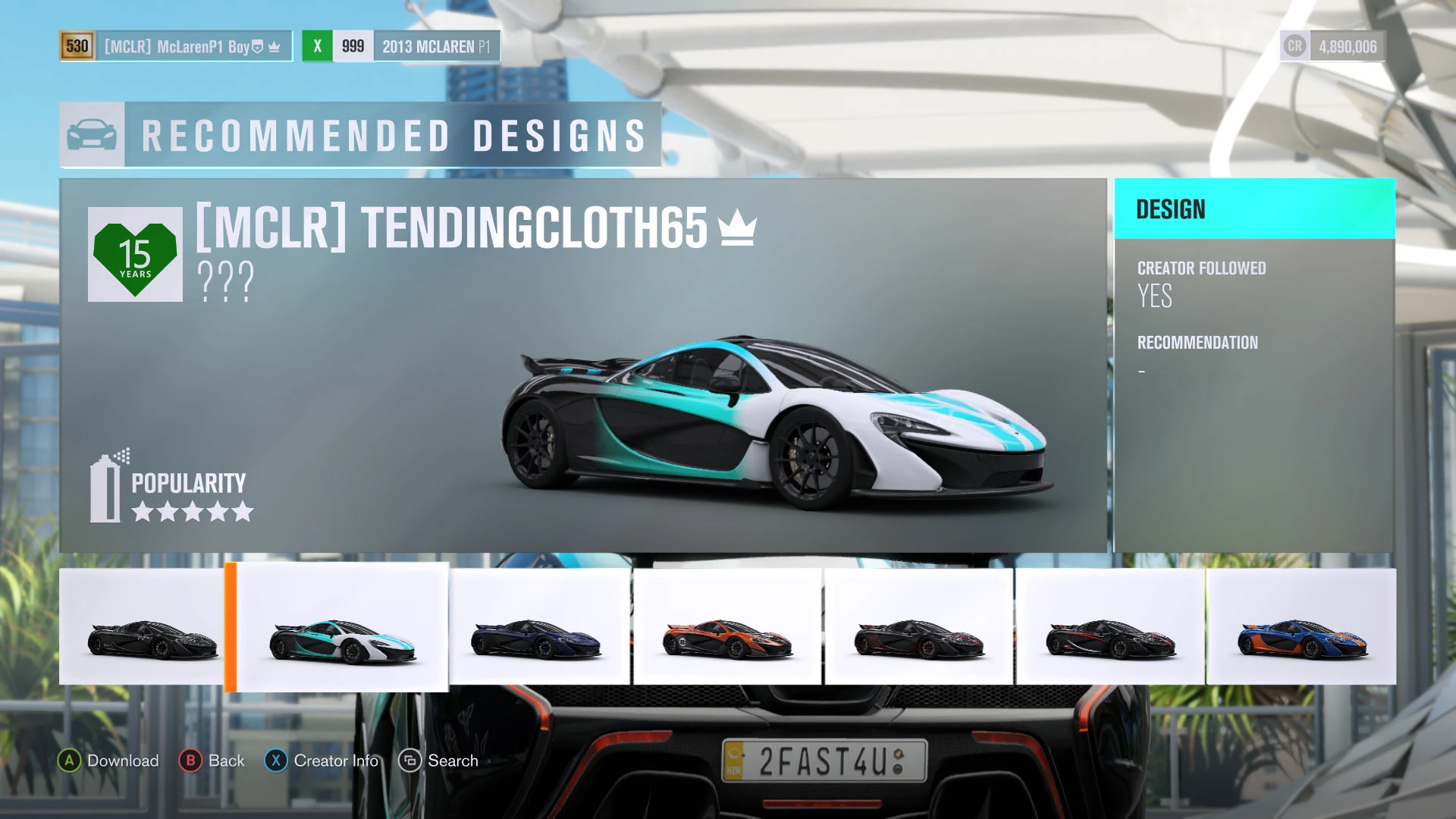 Forza 4 Car Designs
