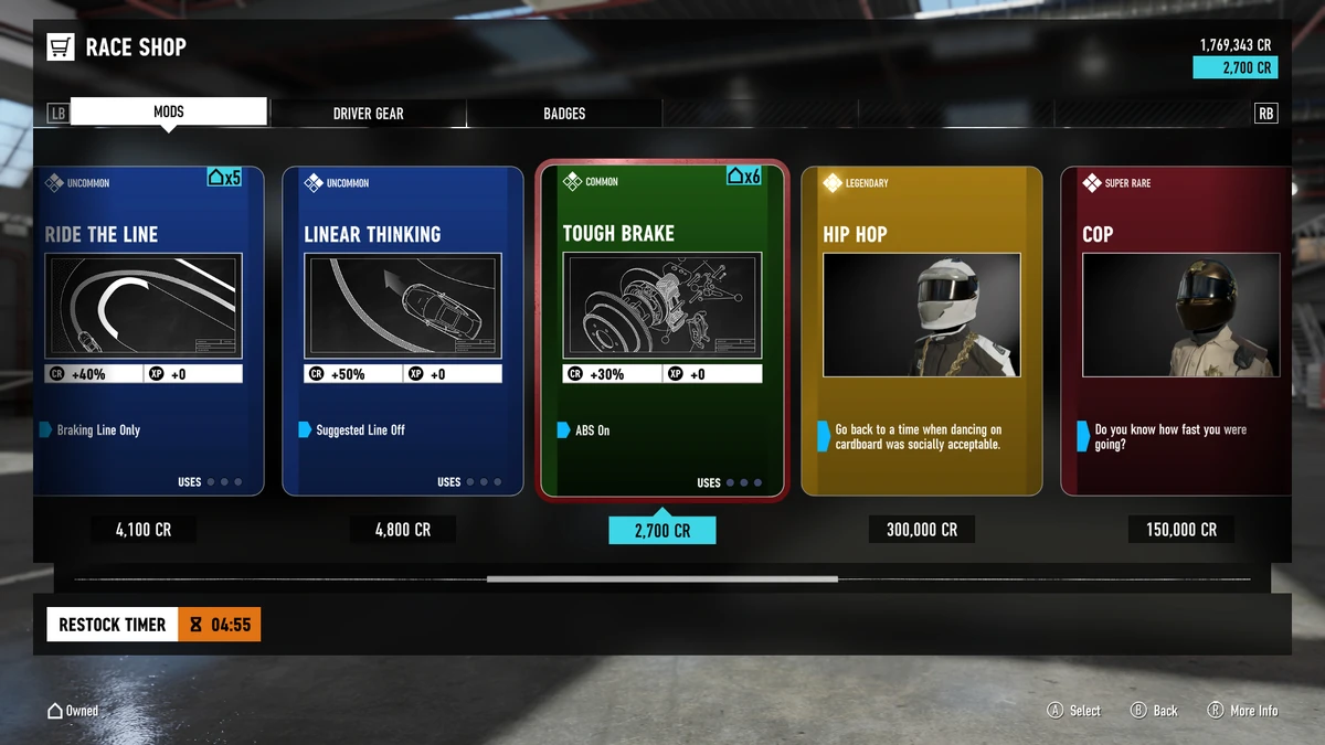 Race Shop | Forza Wiki | Fandom