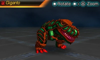 Giganto | Fossil Fighters Wiki | Fandom