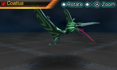 Coatlus | Fossil Fighters Wiki | Fandom