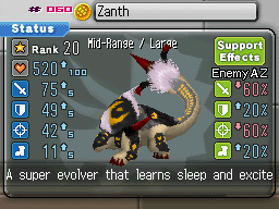 Zanth (DS) | Fossil Fighters Wiki | Fandom