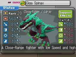Giga Spinax (DS) | Fossil Fighters Wiki | Fandom