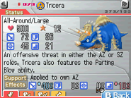 Tricera (DS) | Fossil Fighters Wiki | Fandom