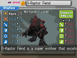 O-Raptor Fiend (DS) | Fossil Fighters Wiki | Fandom