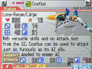 Coatlus (DS) | Fossil Fighters Wiki | Fandom