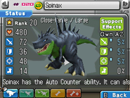 Spinax (DS) | Fossil Fighters Wiki | Fandom